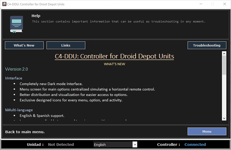 C4-DDU: Controller for Droid Depot Units